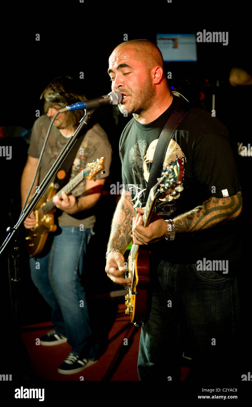 Aaron Lewis Staind performing live at the Hard Rock Cafe London ...