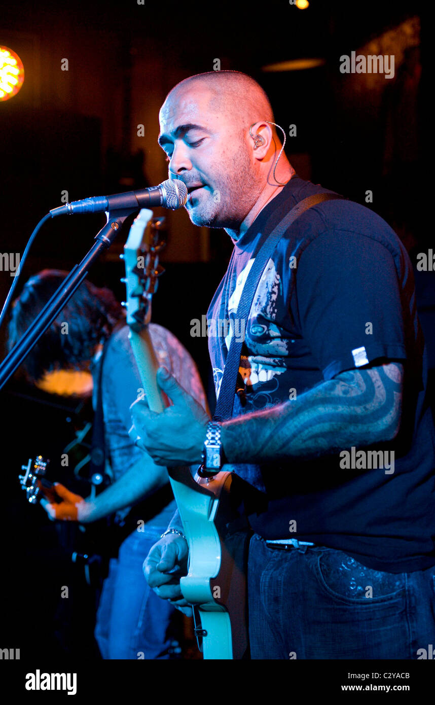 Aaron Lewis Staind performing live at the Hard Rock Cafe London ...