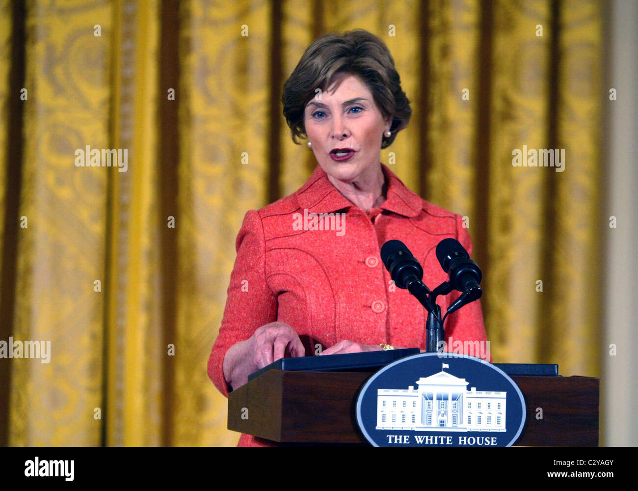 First Lady Laura Bush celebrates Constitution Day by speaking to ...