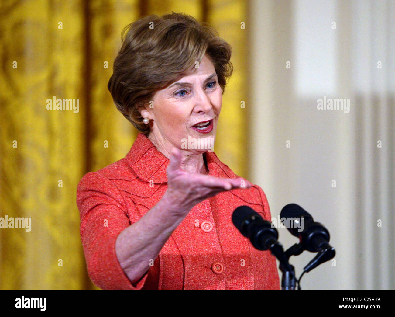 First Lady Laura Bush celebrates Constitution Day by speaking to ...