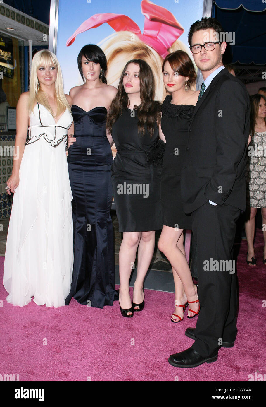 Anna Faris, Rumer Willis, Kat Dennings, Emma Stone and Colin Hanks ...