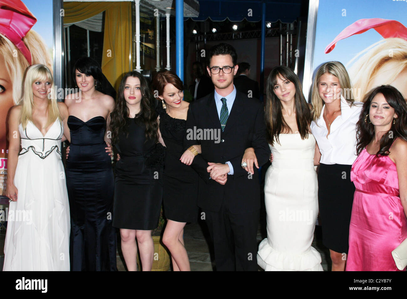 Anna Faris, Rumer Willis, Kat Dennings, Emma Stone, Colin Hanks ...