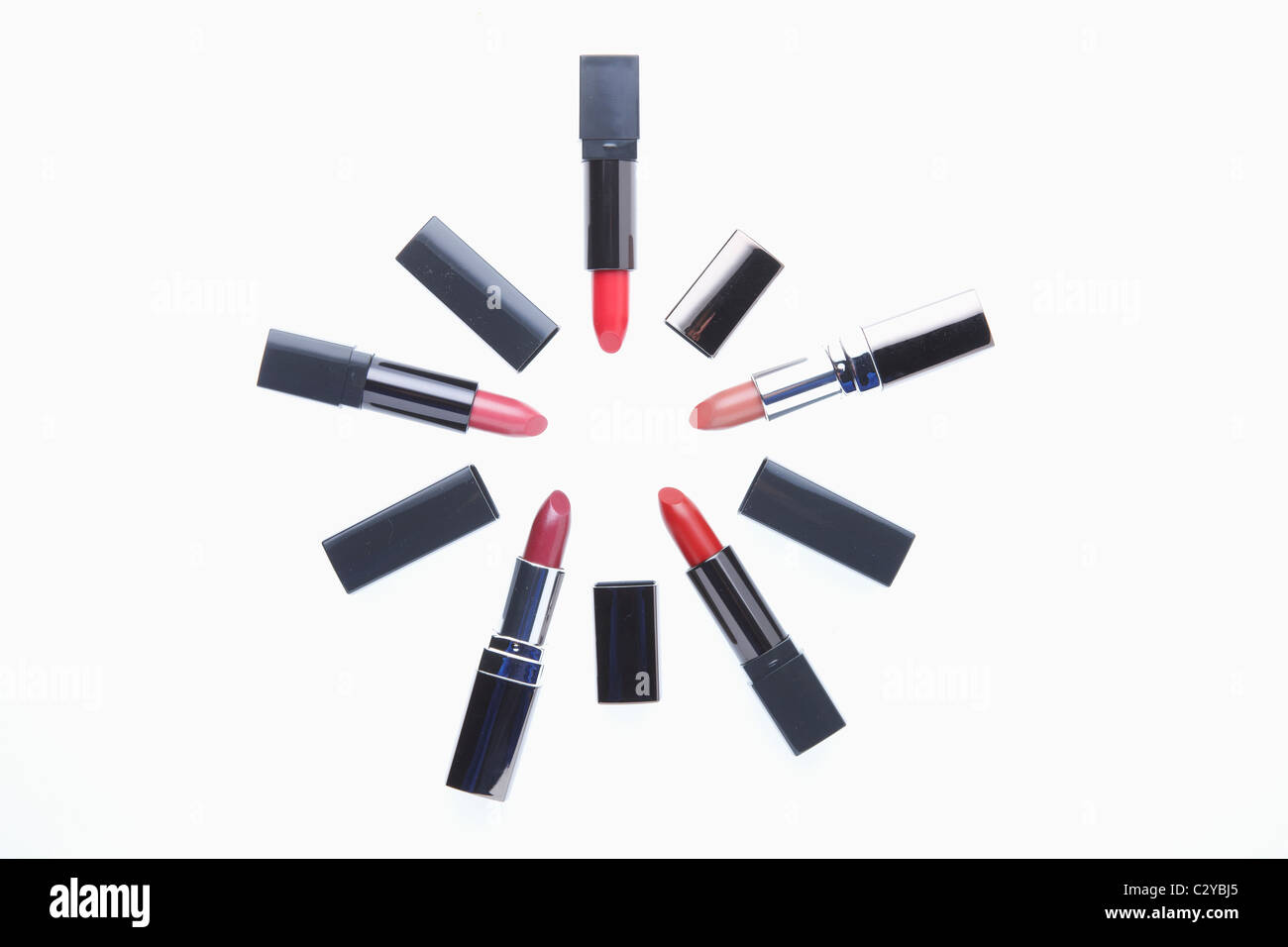 various colors of lipsticks Stock Photo - Alamy