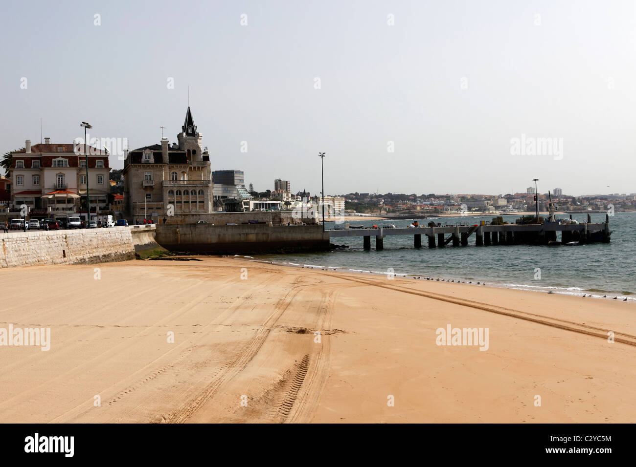 The Praia de Ribeira beach at Cascais, Portugal Stock Photo - Alamy