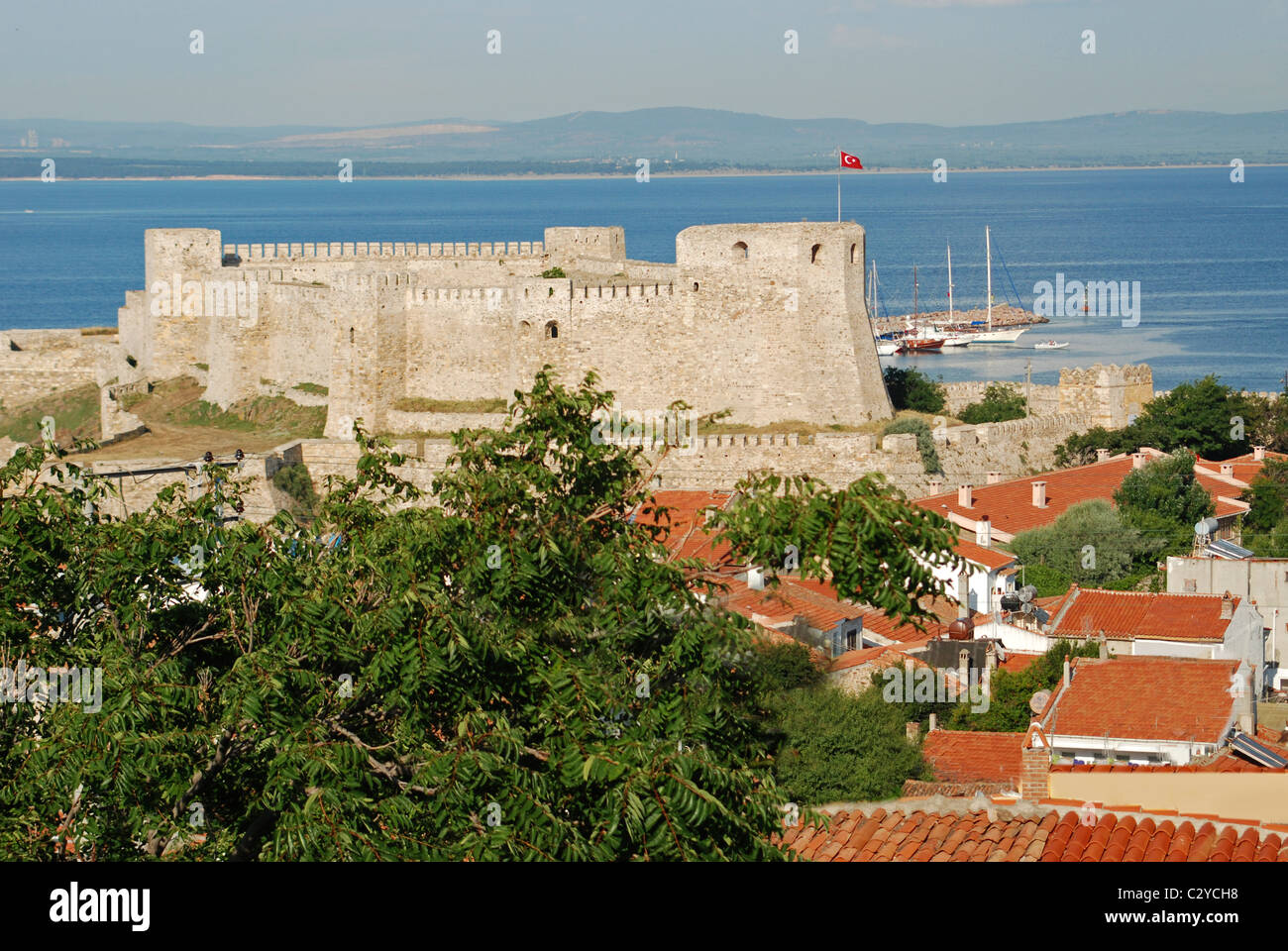 Bozcaada castle view hi-res stock photography and images - Alamy