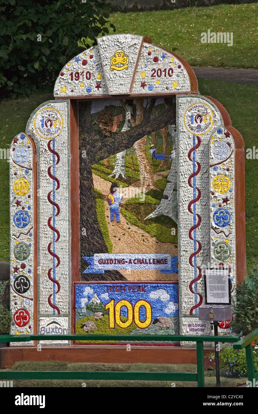 St Anne's Well dressing, Buxton, Derbyshire, UK Stock Photo - Alamy