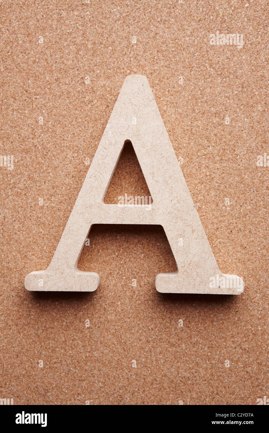 english education alphabet letter of A Stock Photo - Alamy