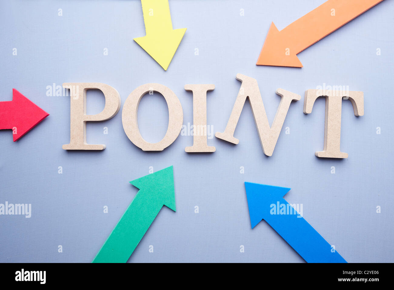 english education letter of point Stock Photo - Alamy