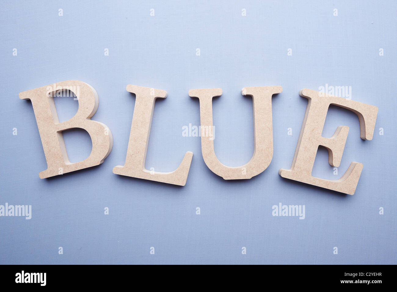 english education letter of blue Stock Photo - Alamy