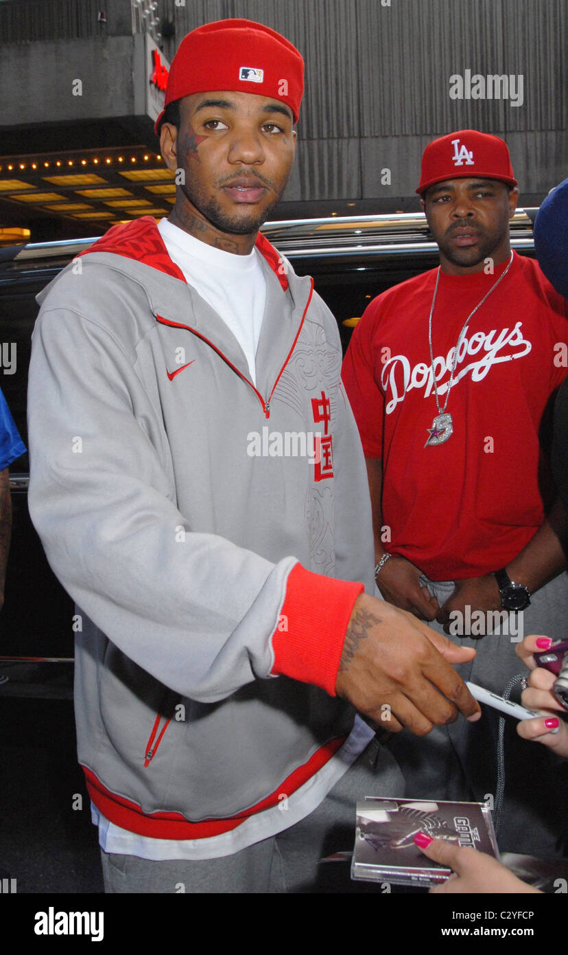 The Game outside the MTV TRL Studios in Times Square New York City, USA ...