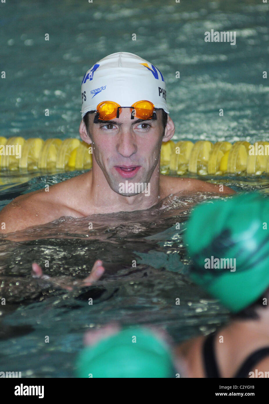 Michael Phelps Olympic champion promotes the 'Visa Grant for Early ...