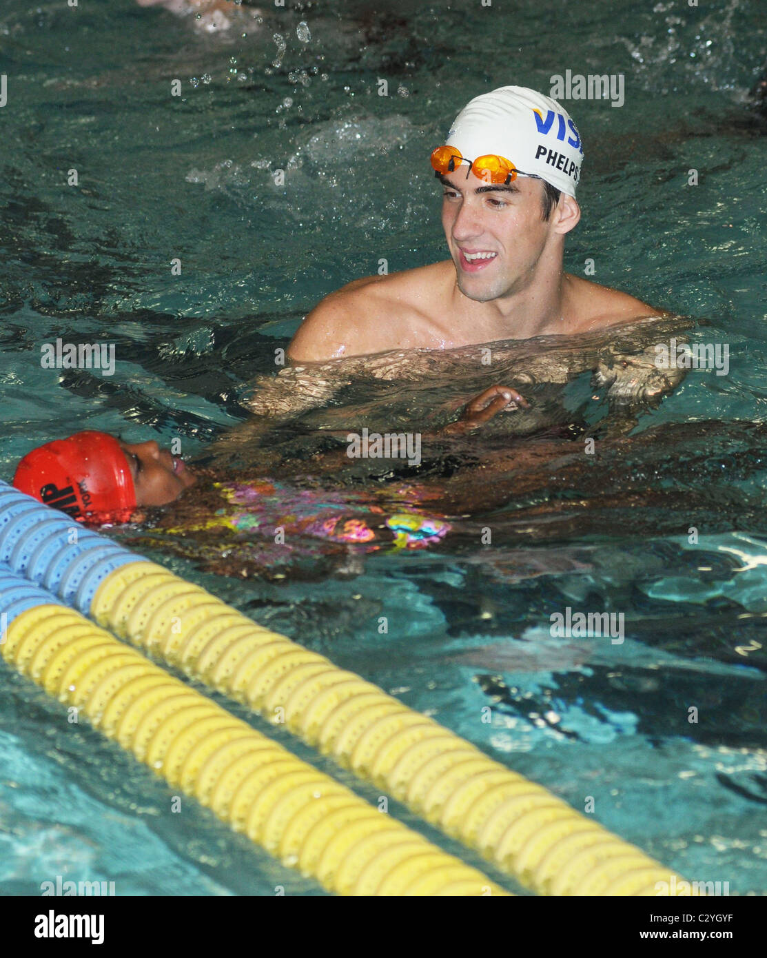 Michael Phelps Olympic champion promotes the 'Visa Grant for Early ...