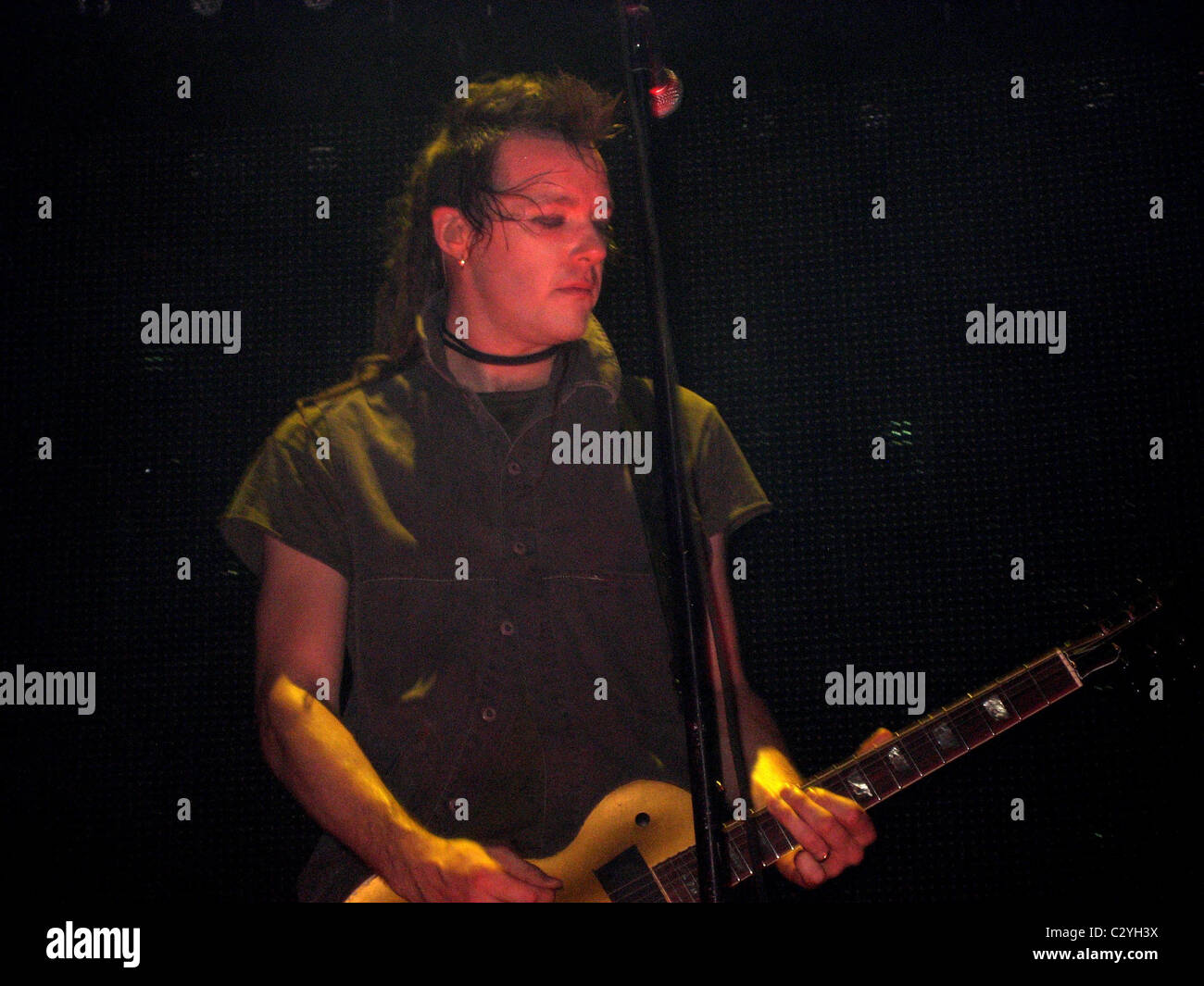 Robin Fink Nine Inch Nails perform at the Izod Center East Rutherford ...