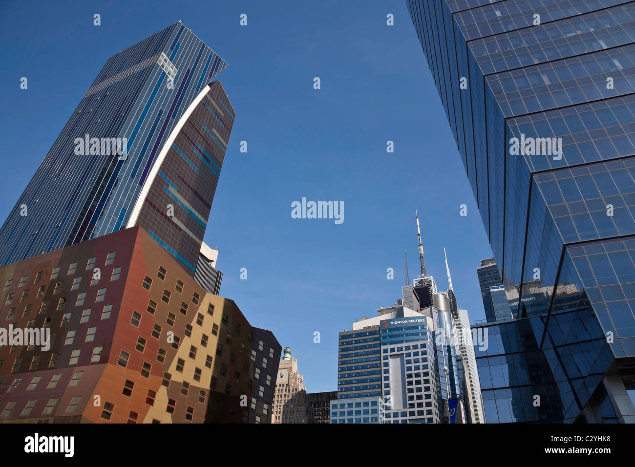 Times Square, Intersection 42nd Street and Eighth Avenue, NYC Stock ...