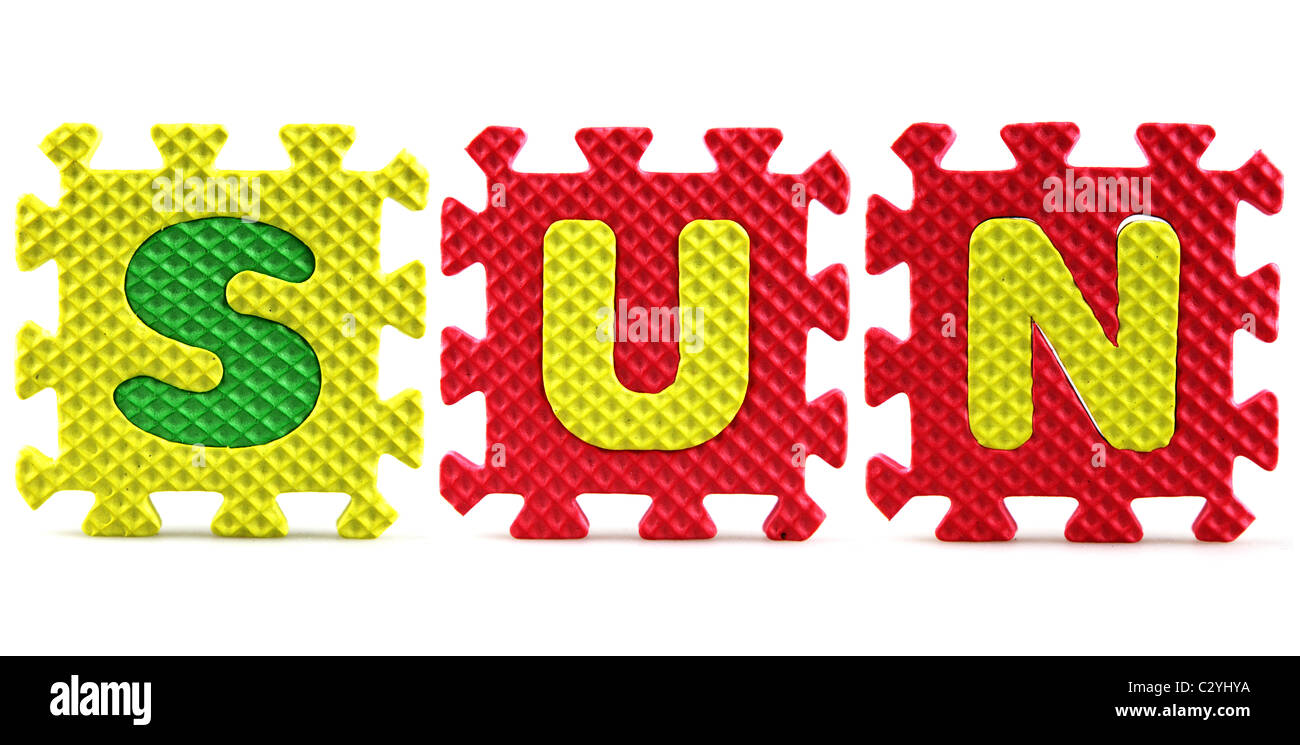 Alphabet puzzle pieces Stock Photo - Alamy