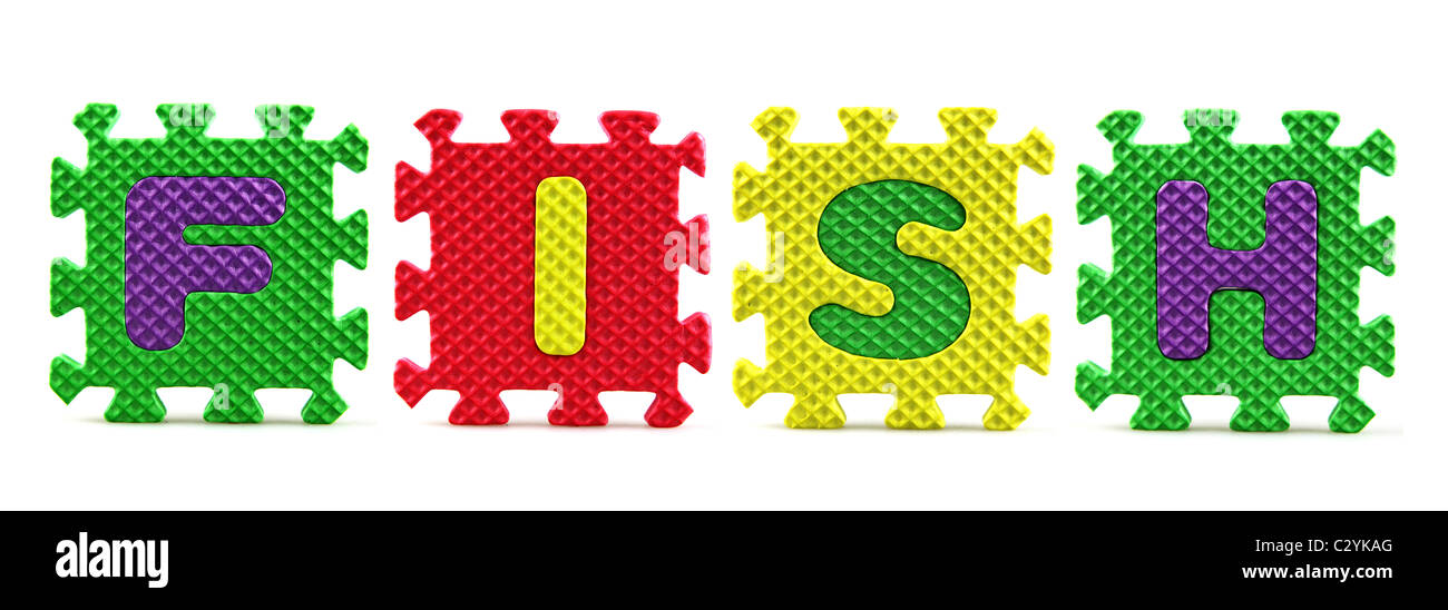 Alphabet puzzle pieces Stock Photo - Alamy