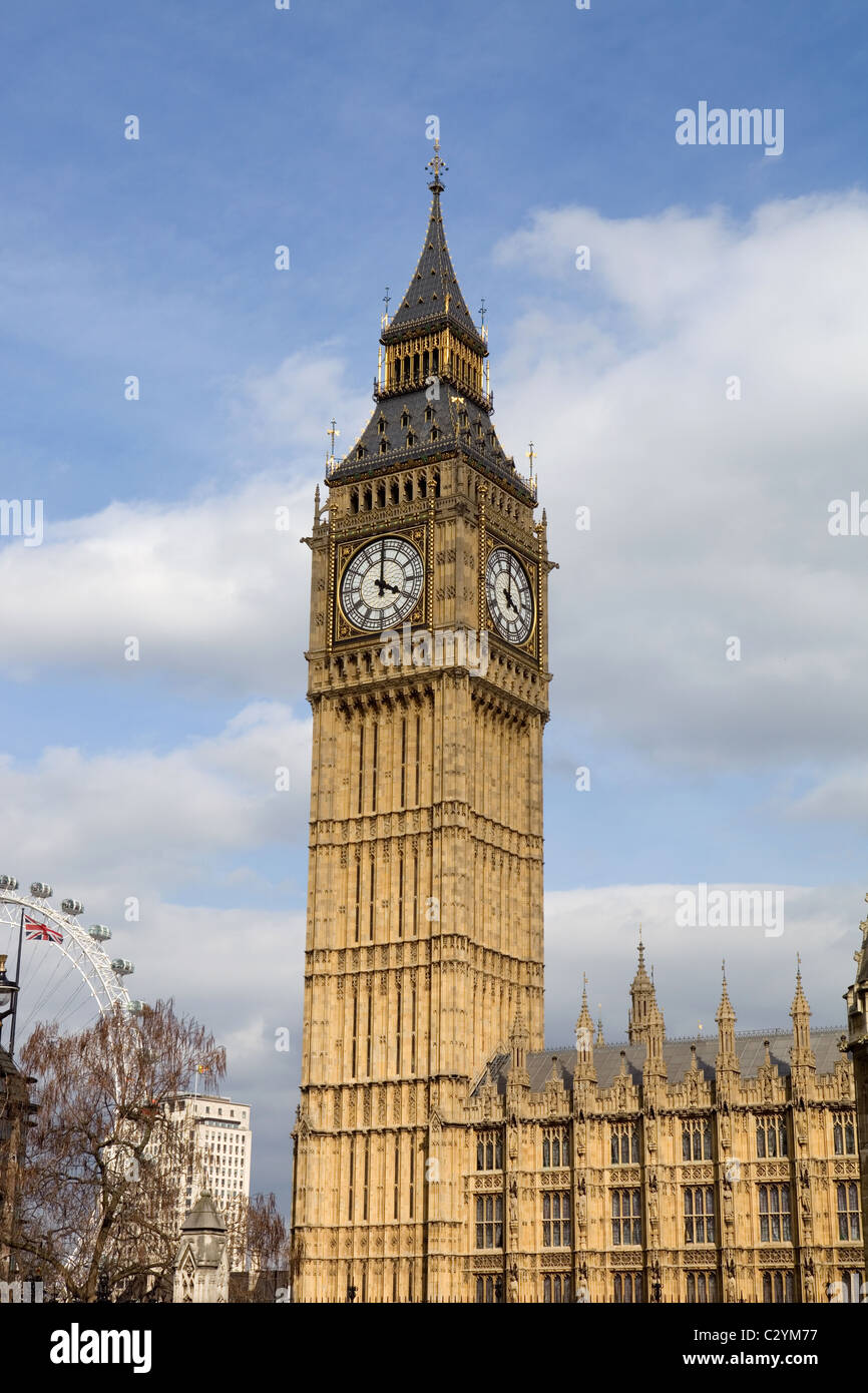 london, big ben clock at the westminster city Stock Photo - Alamy