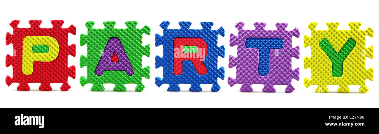 Alphabet puzzle pieces Stock Photo - Alamy