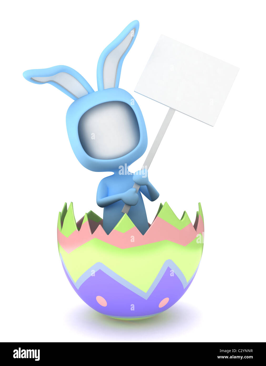 3D Illustration of a Man in an Easter Bunny Suit Stock Photo - Alamy