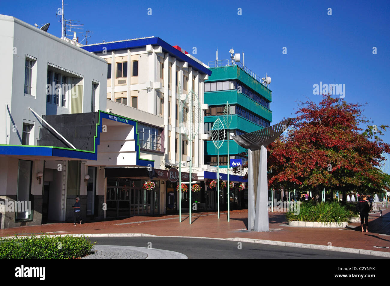 Heretaunga Street, Hastings, Hawke's Bay, North Island, New Zealand Stock Photo - Alamy