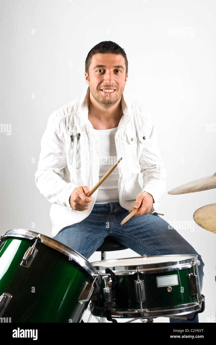 Person playing drum isolated hi-res stock photography and images - Alamy