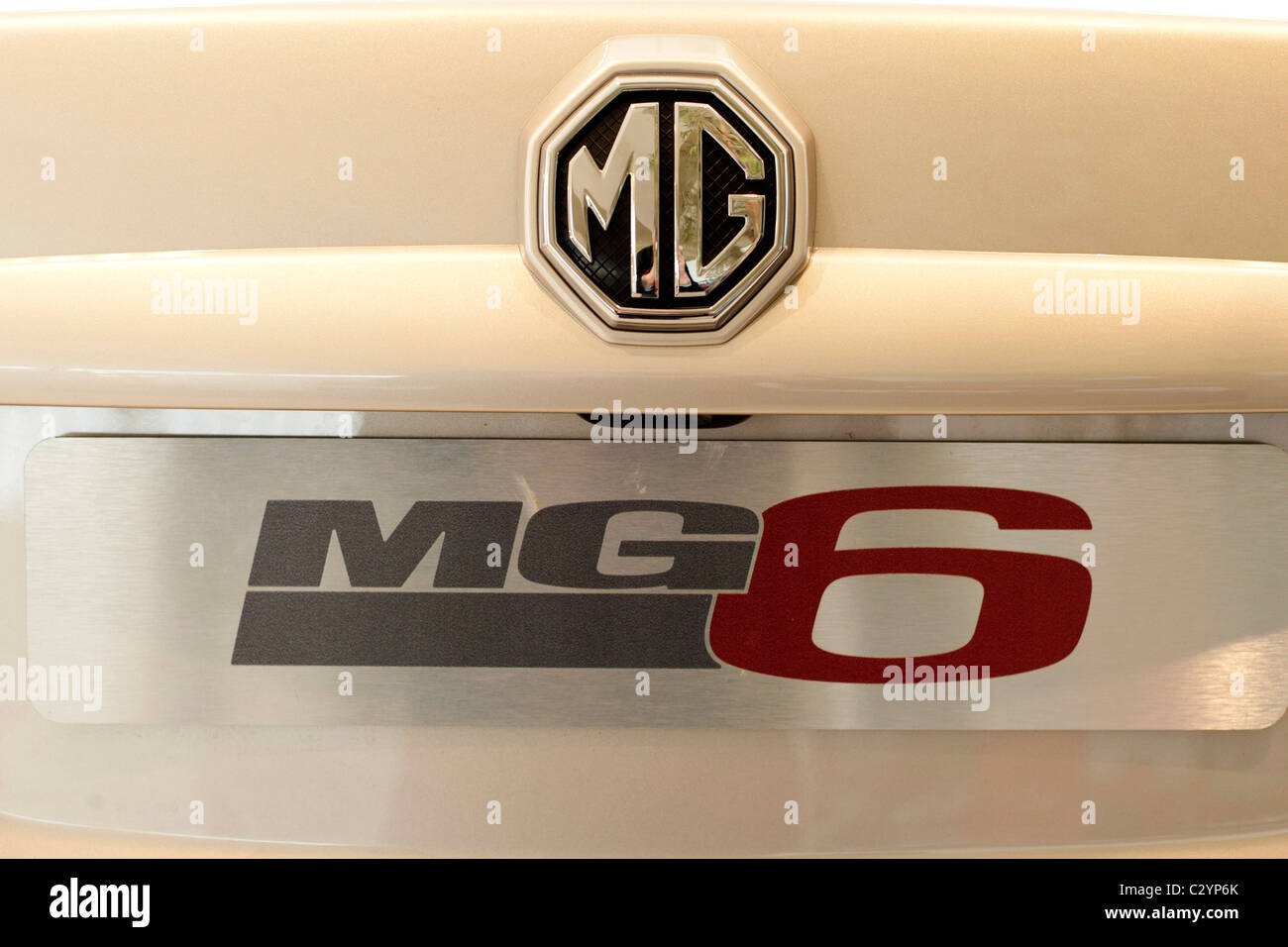 Launch day of the MG6 motor car in Longbridge Birmingham Stock Photo ...