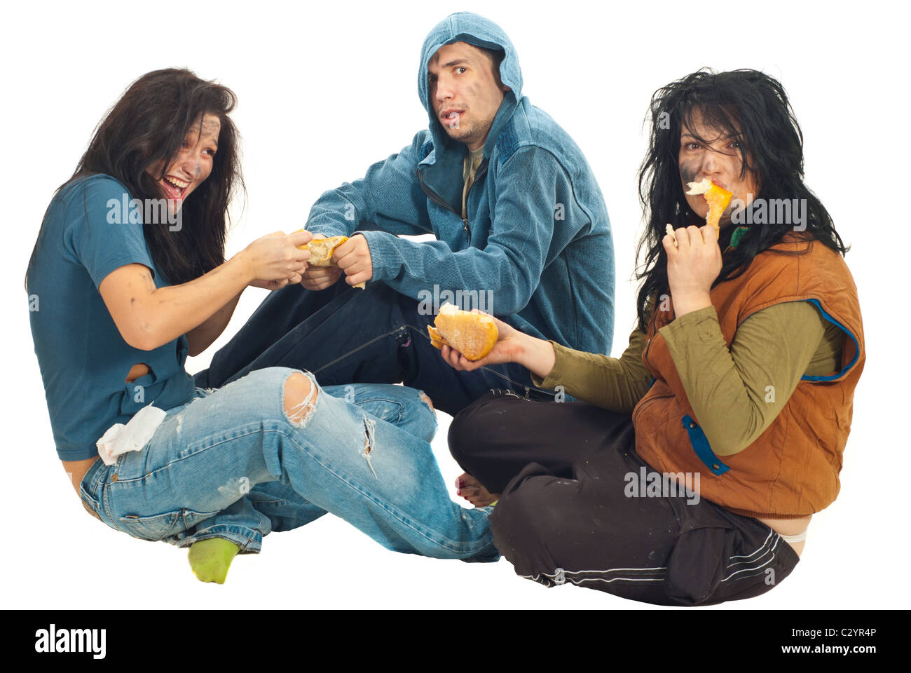Beggars sitting hi-res stock photography and images - Alamy