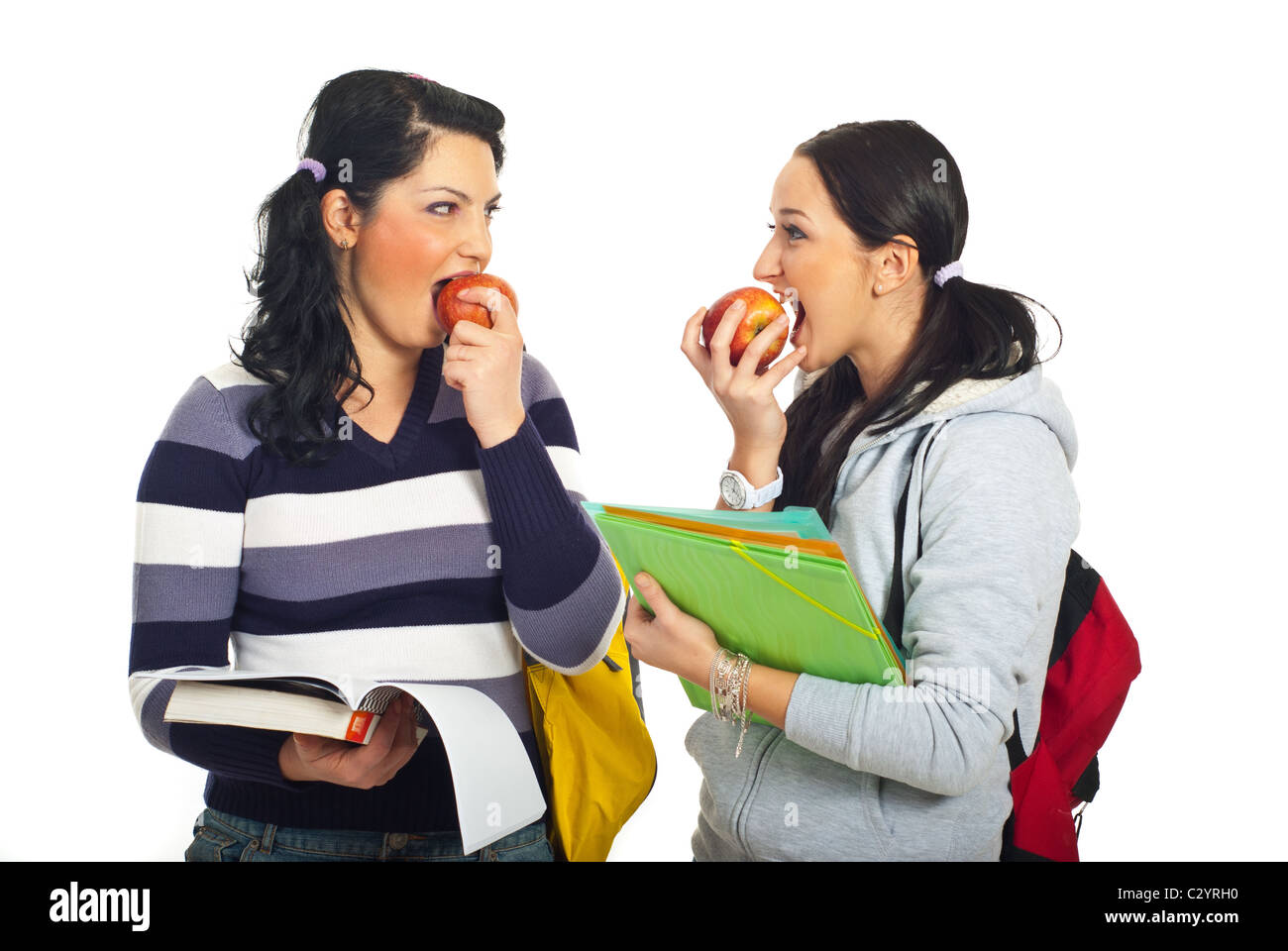 University students eating Cut Out Stock Images & Pictures - Alamy