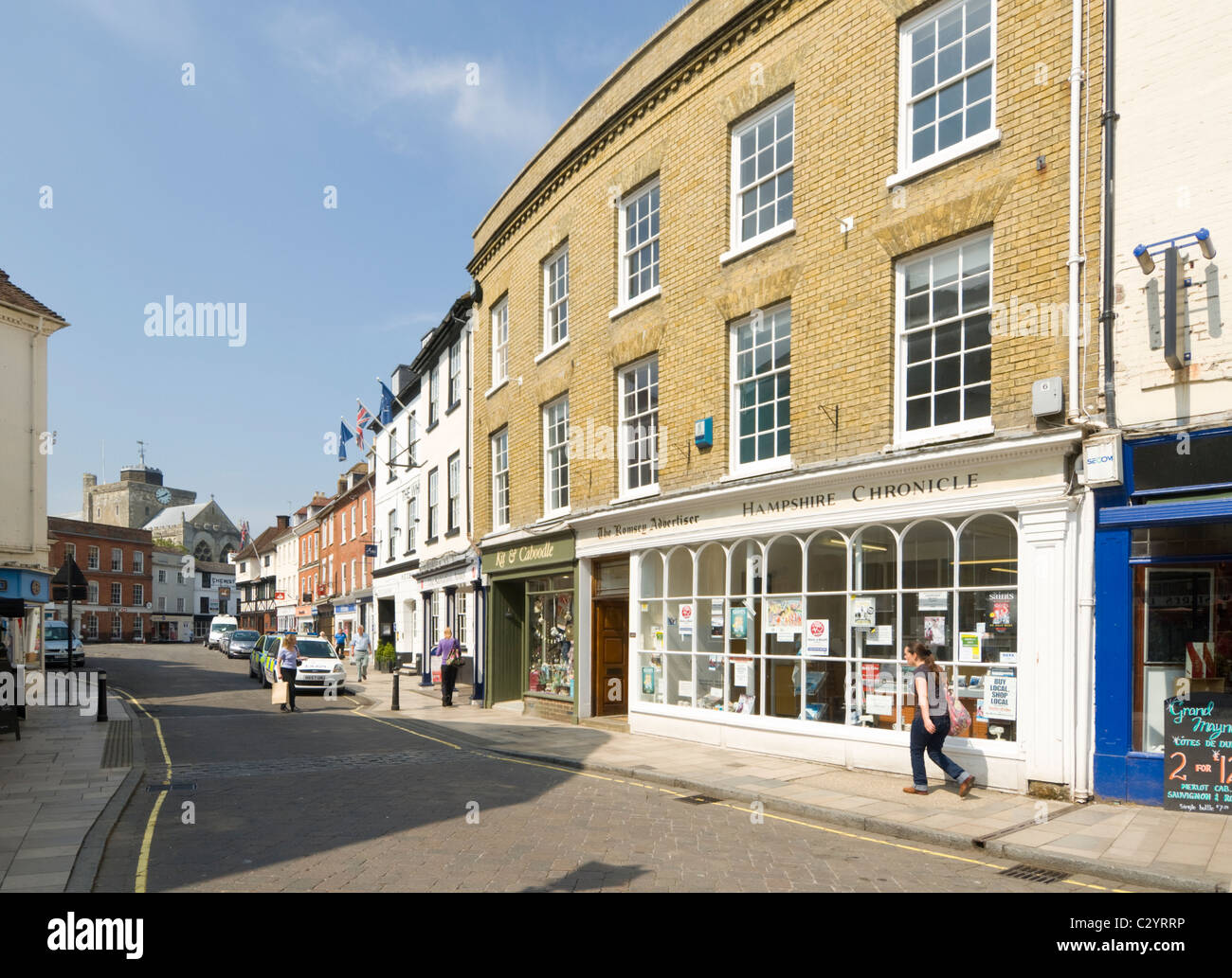 Romsey market town hi-res stock photography and images - Alamy