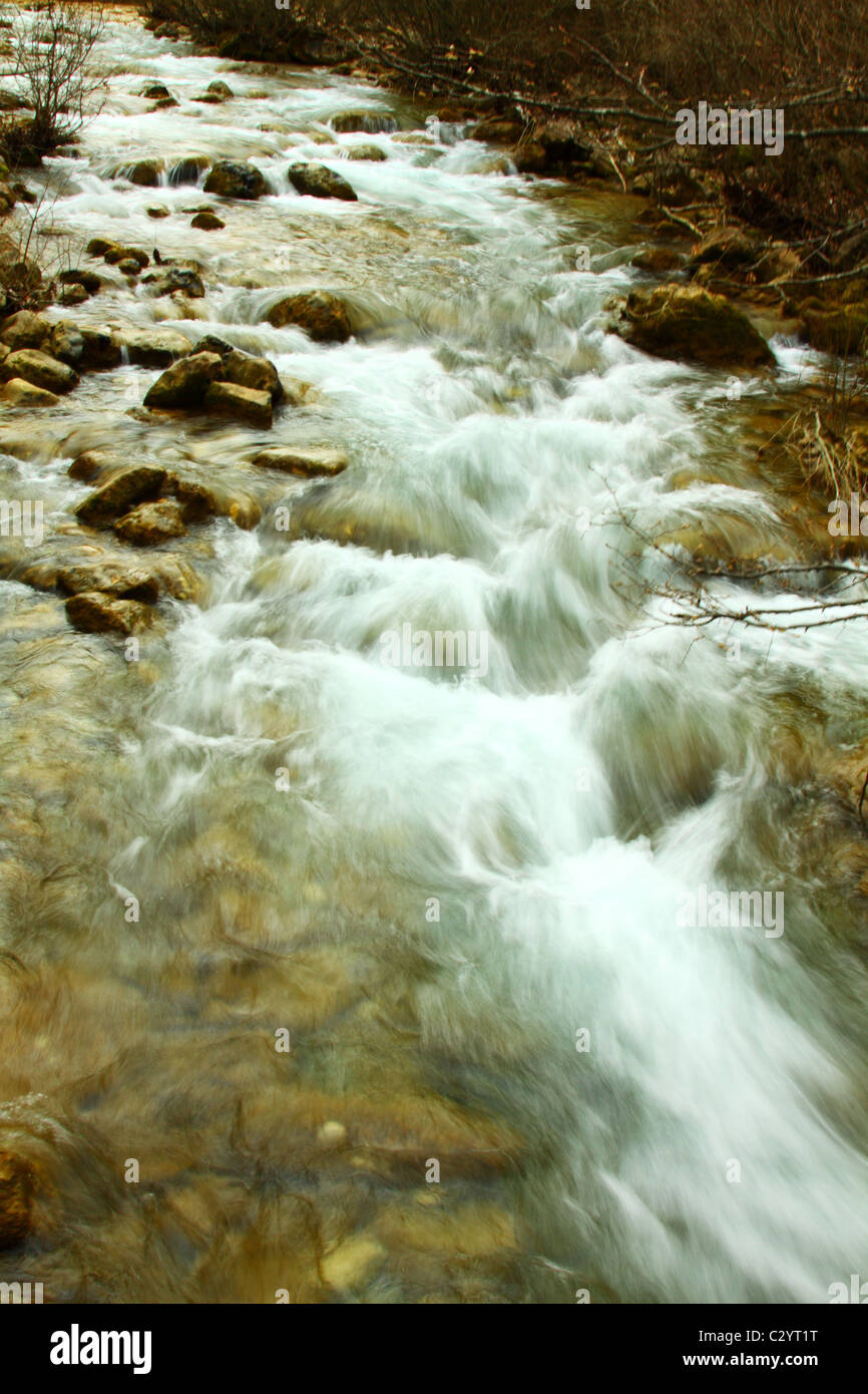 Torrent of the mountain river Stock Photo - Alamy