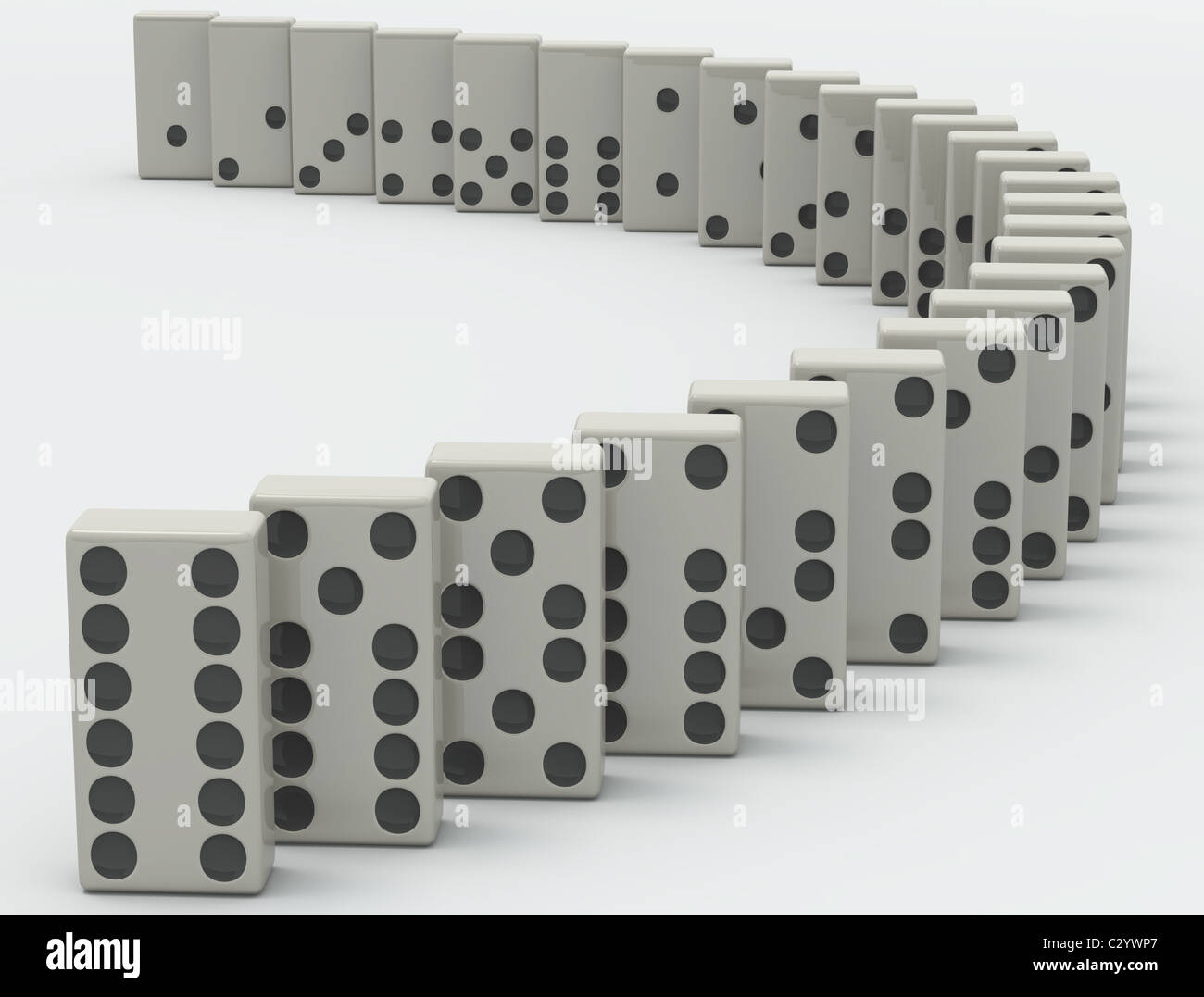 Domino theory hi-res stock photography and images - Alamy