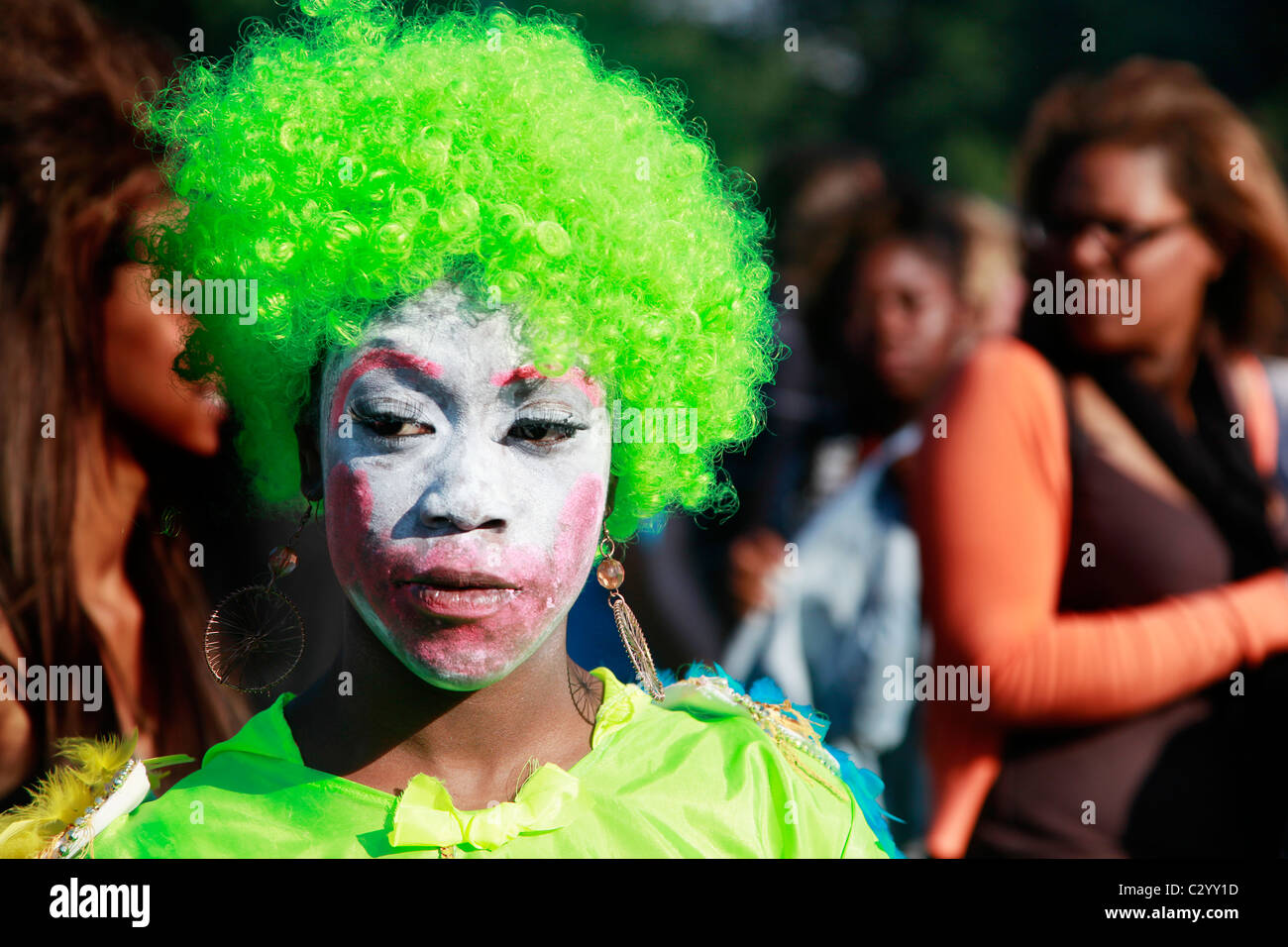 Revellers enjoy Moss Side's Carnival, in Manchester Stock Photo - Alamy