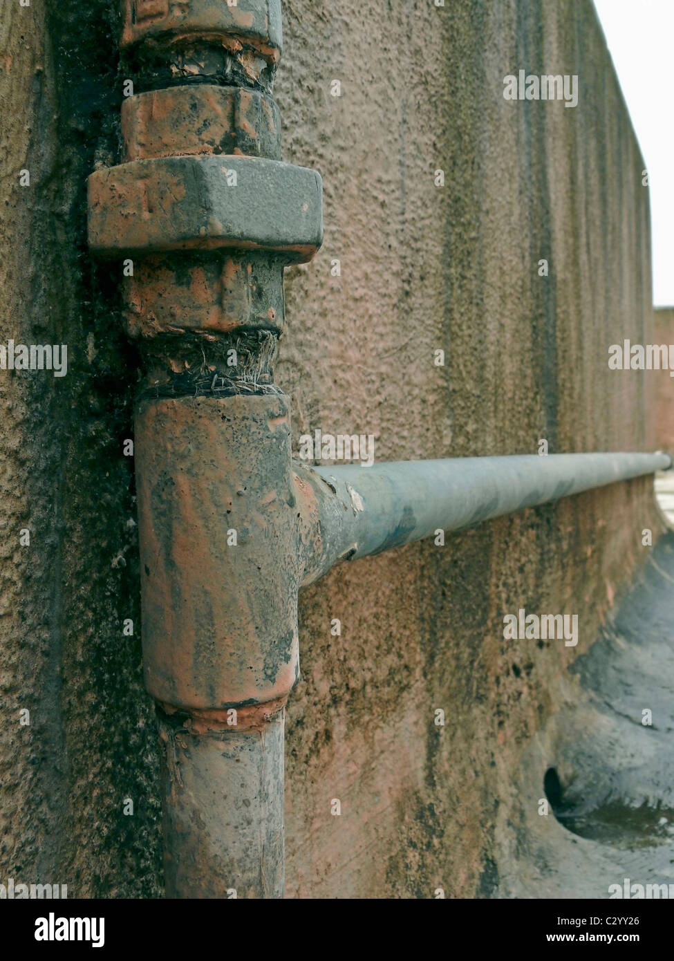 Close up of drinking water supplier pipes, India Stock Photo - Alamy