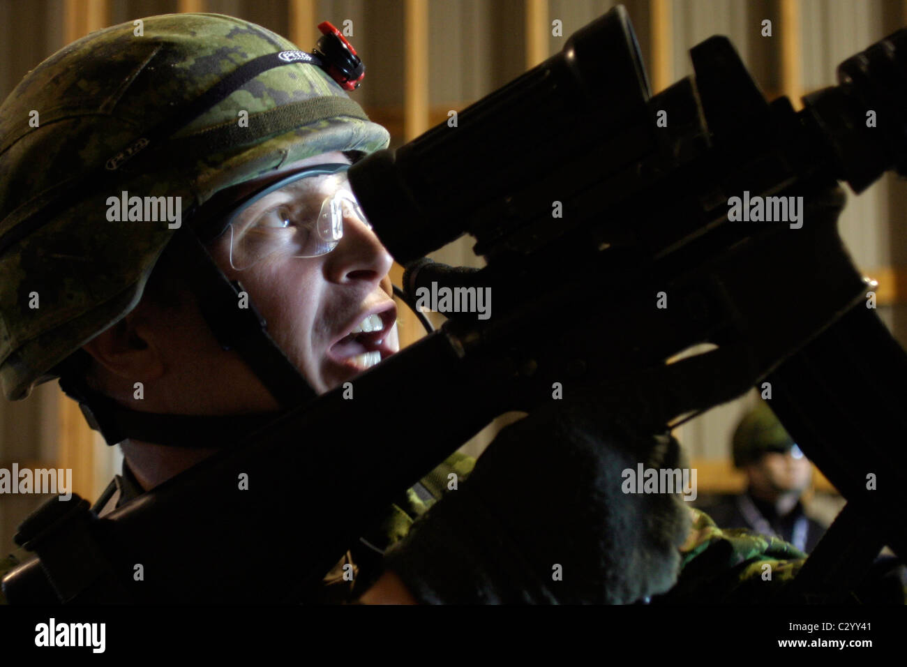 Canadian soldier(s) participate in exercises prior to being sent to ...