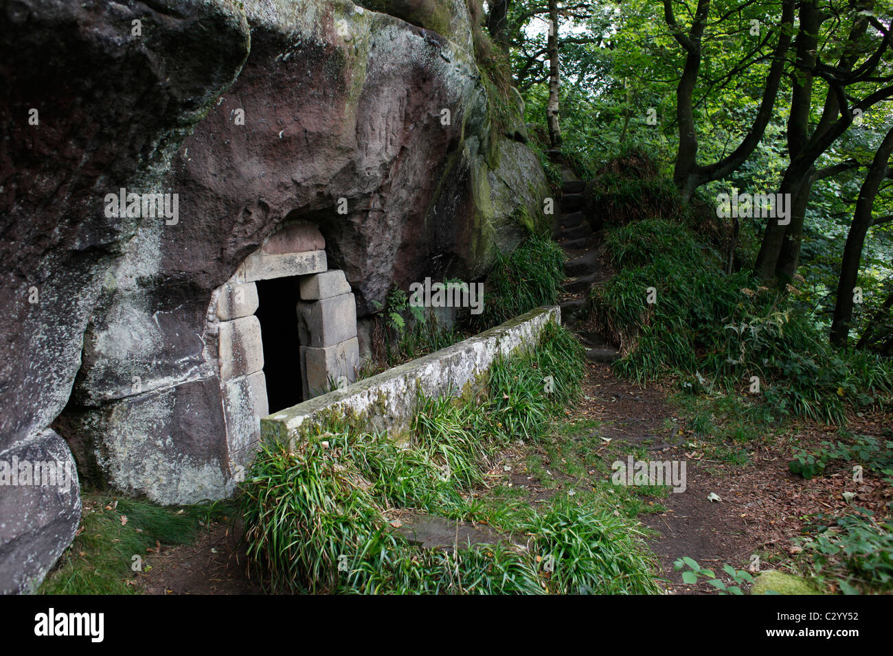 Rowtor Rocks, Birchover, Derbyshire Stock Photo - Alamy