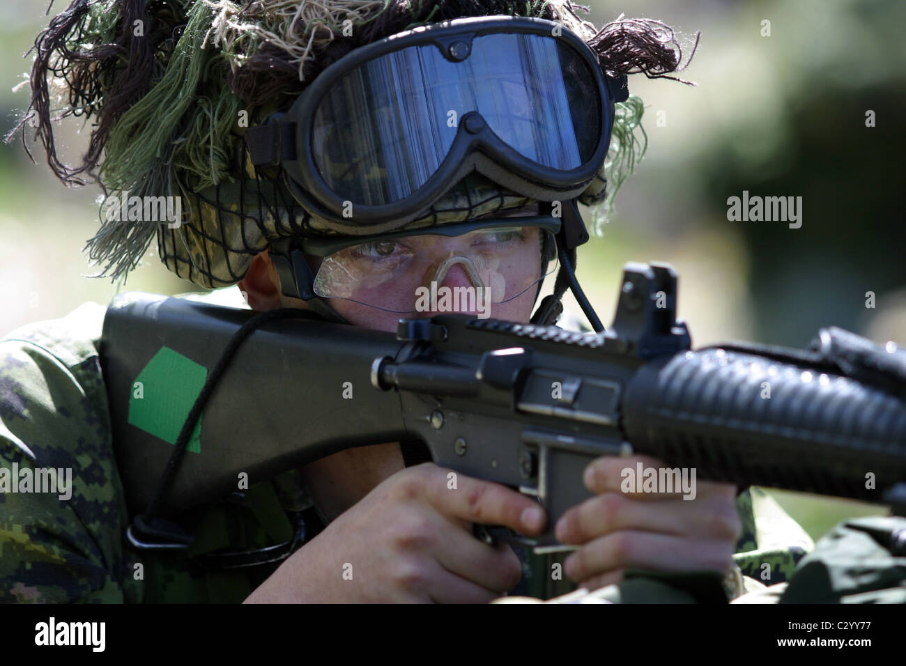 Canadian soldier(s) participate in exercises prior to being sent to ...