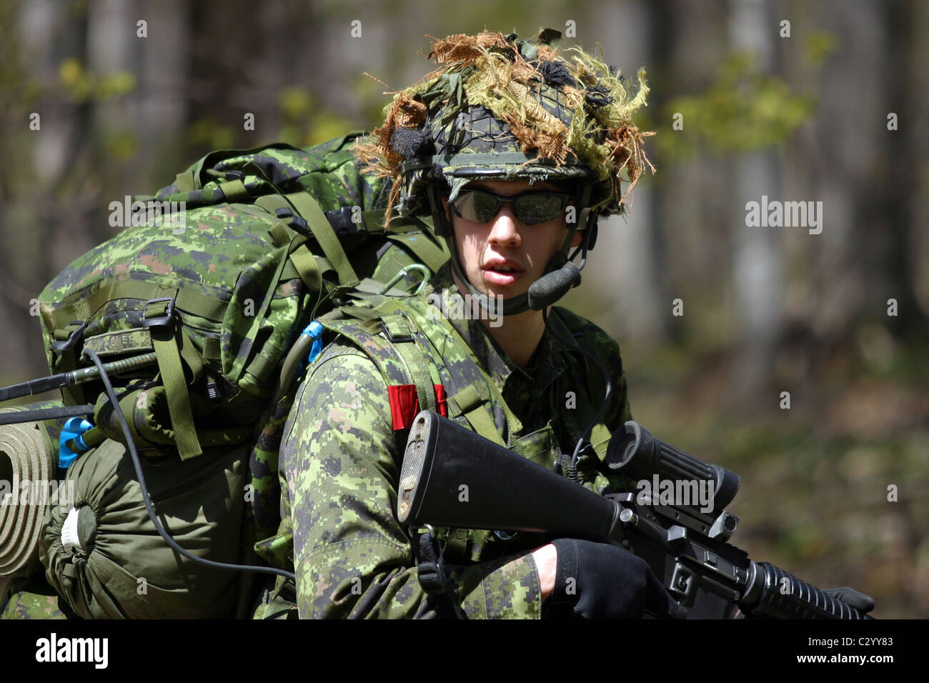Canadian soldier(s) participate in exercises prior to being sent to ...