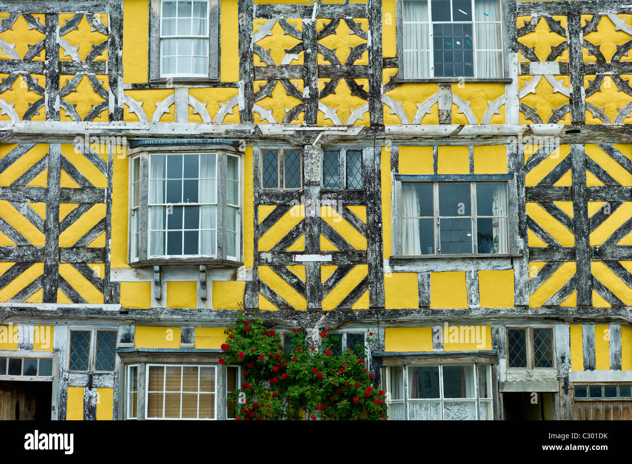 Tudor style timber-framed house in Corve Street, Ludlow, Shropshire, UK ...