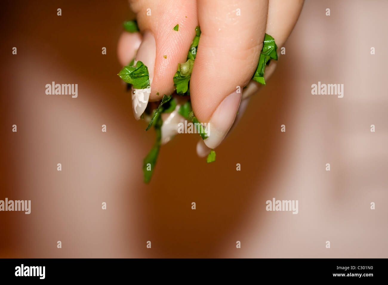 Adding flavour to food hi-res stock photography and images - Alamy