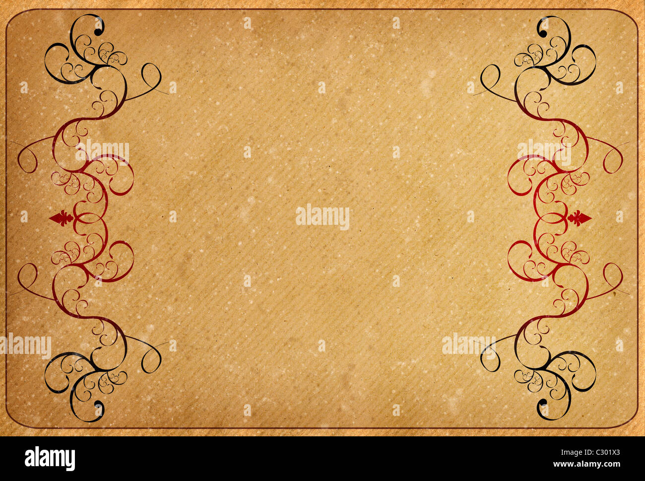 Retro style paper background with text space Stock Photo - Alamy