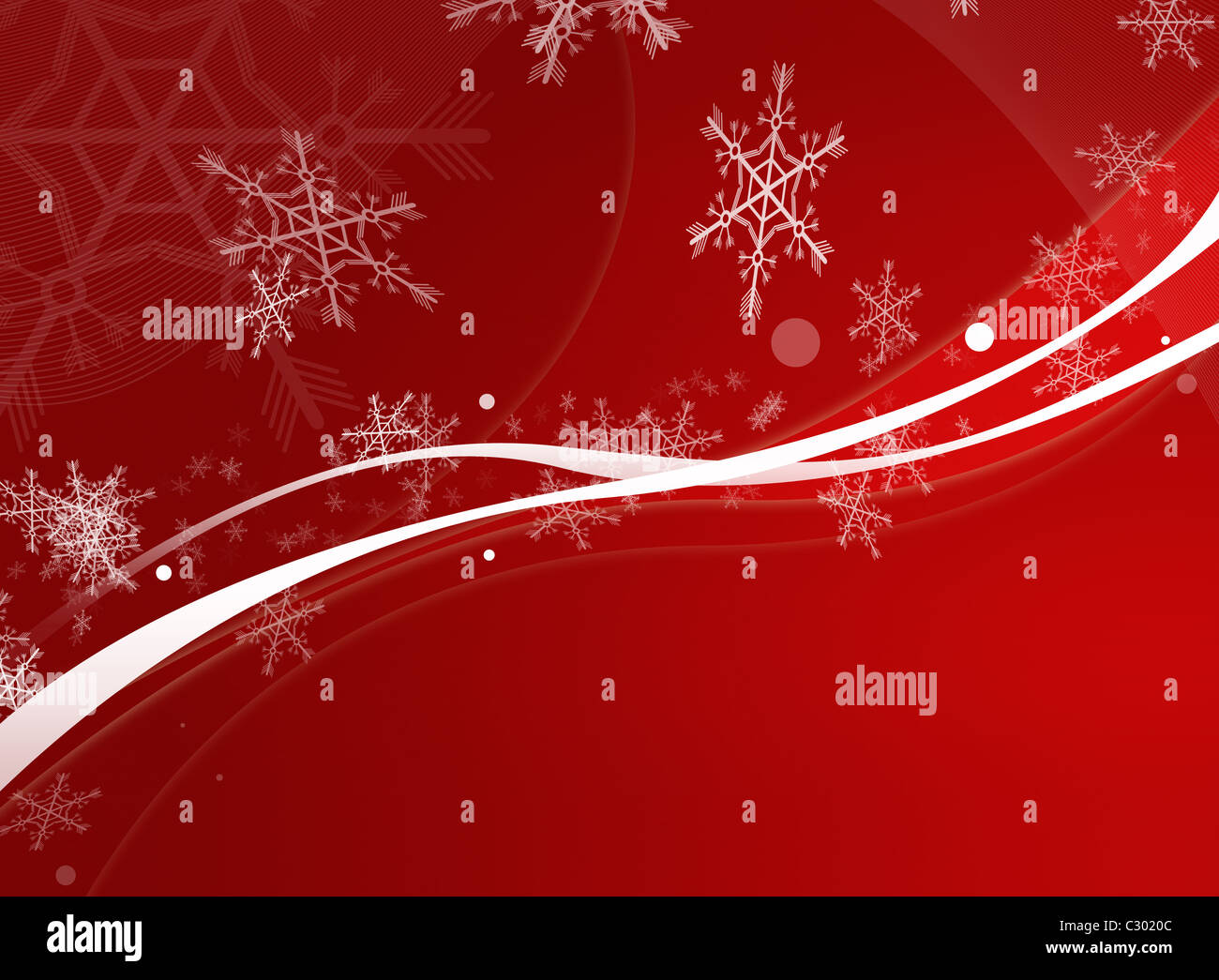 Editable vector red Christmas background with space for your text Stock ...