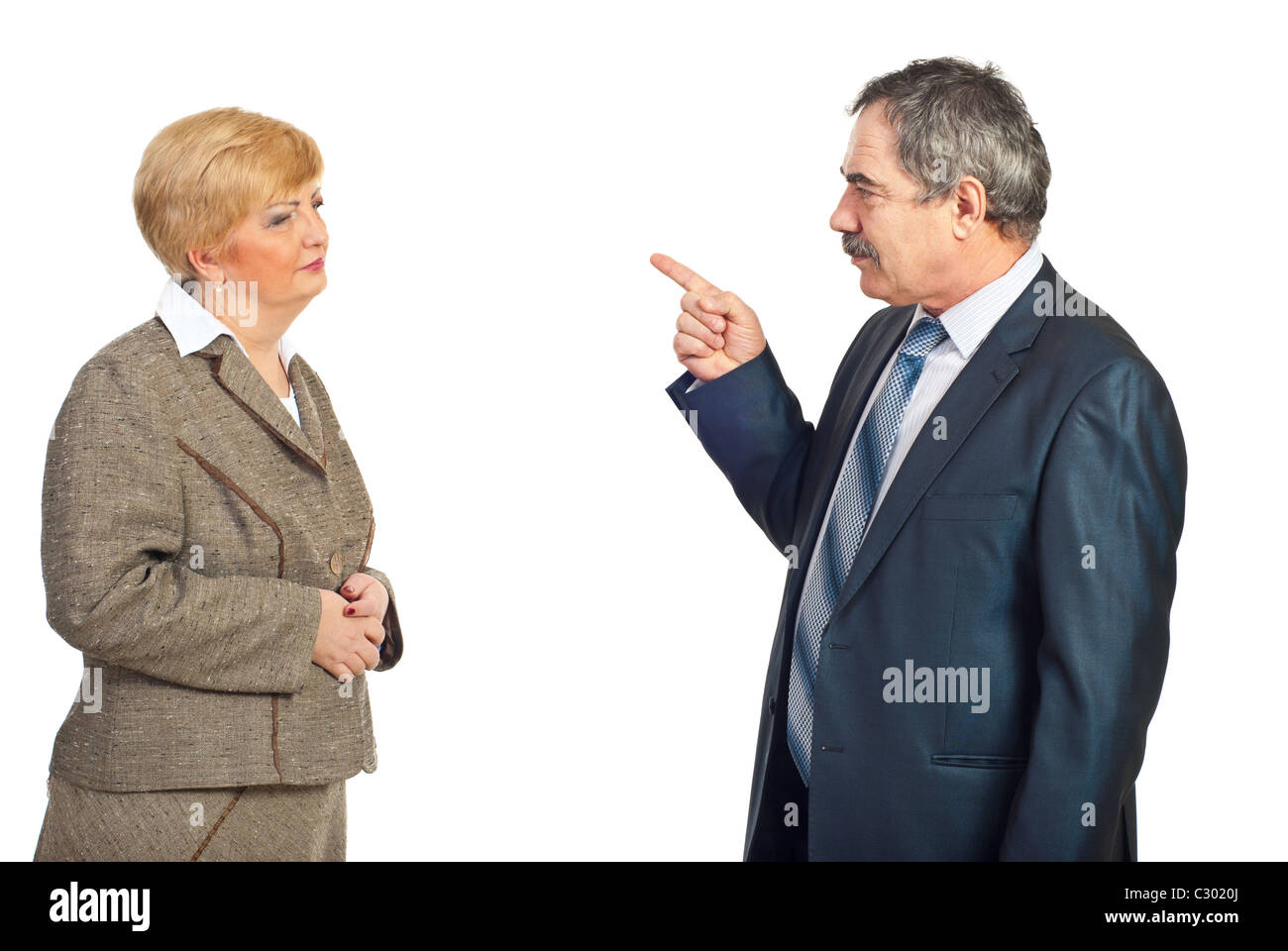 Mature female authority Cut Out Stock Images & Pictures - Alamy