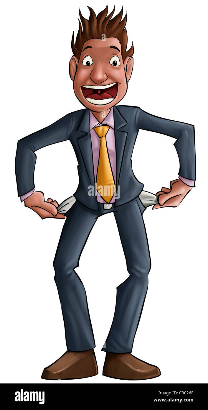 man, who looks like a business man, is desperate he has no money Stock ...