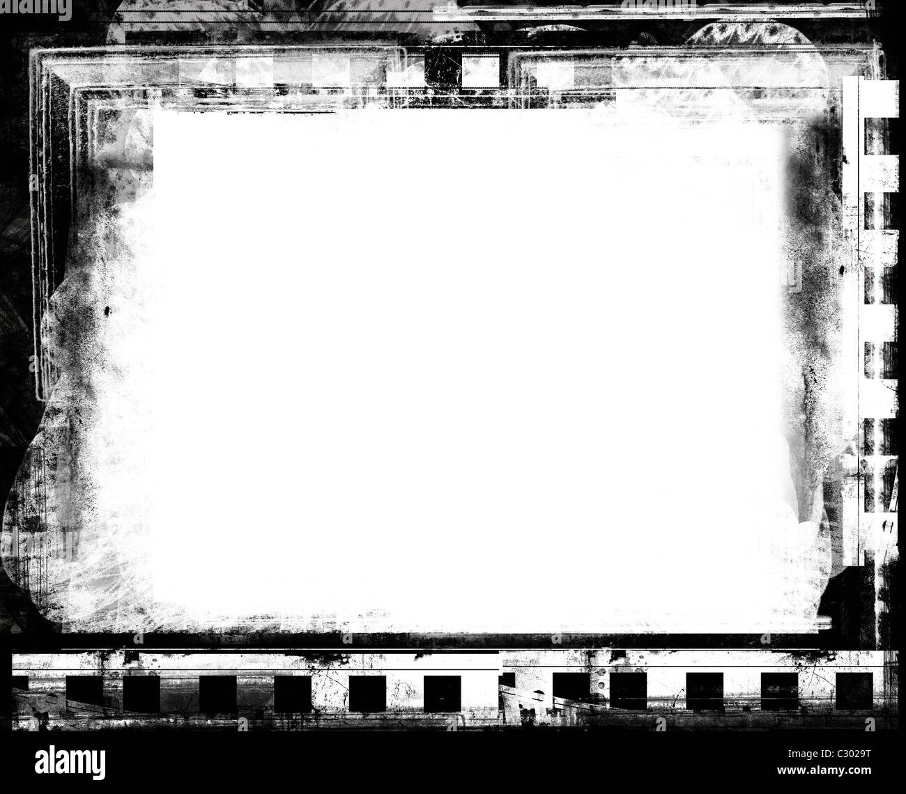 Grunge Frame Distressed Grunge Texture .Large Arty Style Artistic ...