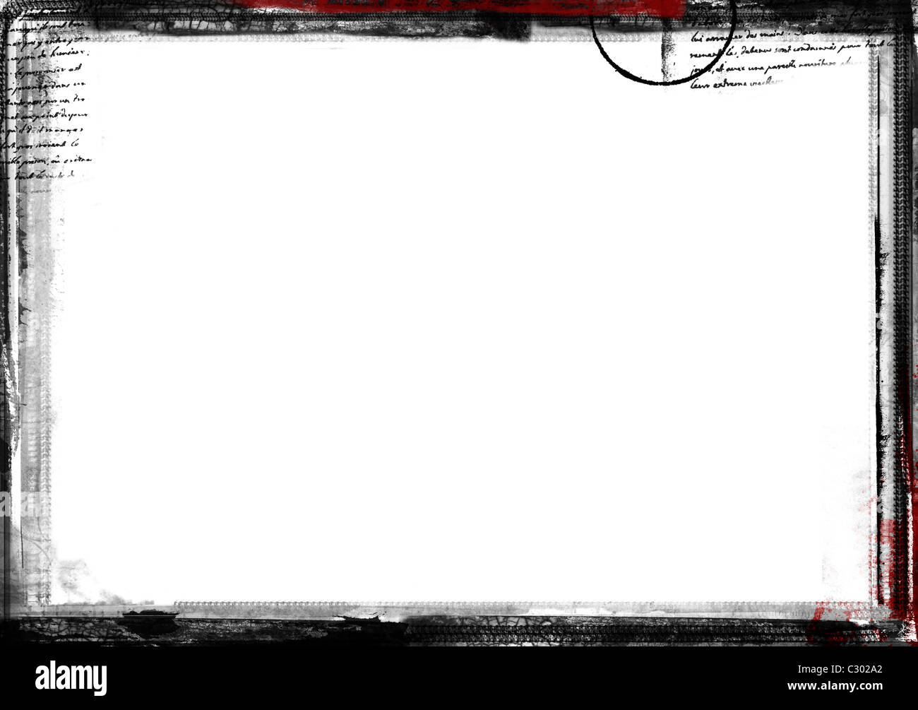 Grunge Frame Distressed Grunge Texture .Large Arty Style Artistic ...