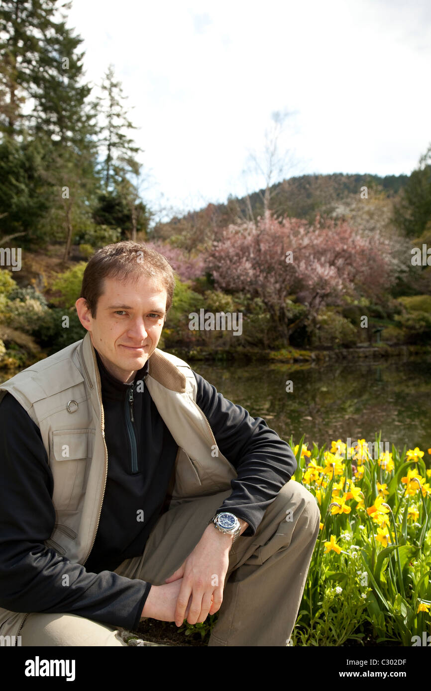 Portrait of a young man. Victoria, BC, Canada Stock Photo - Alamy