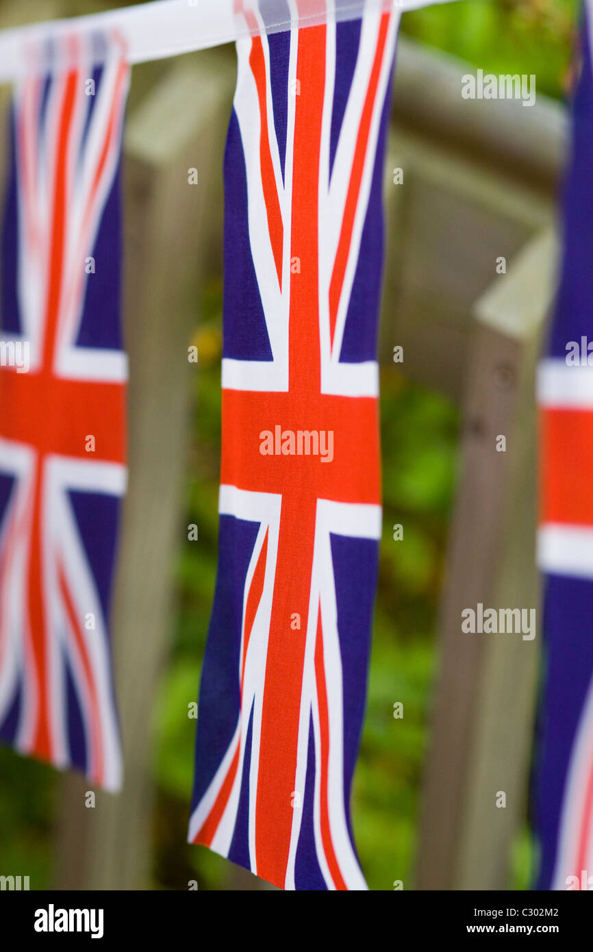 Union Jack Bunting Abstract Stock Photo - Alamy