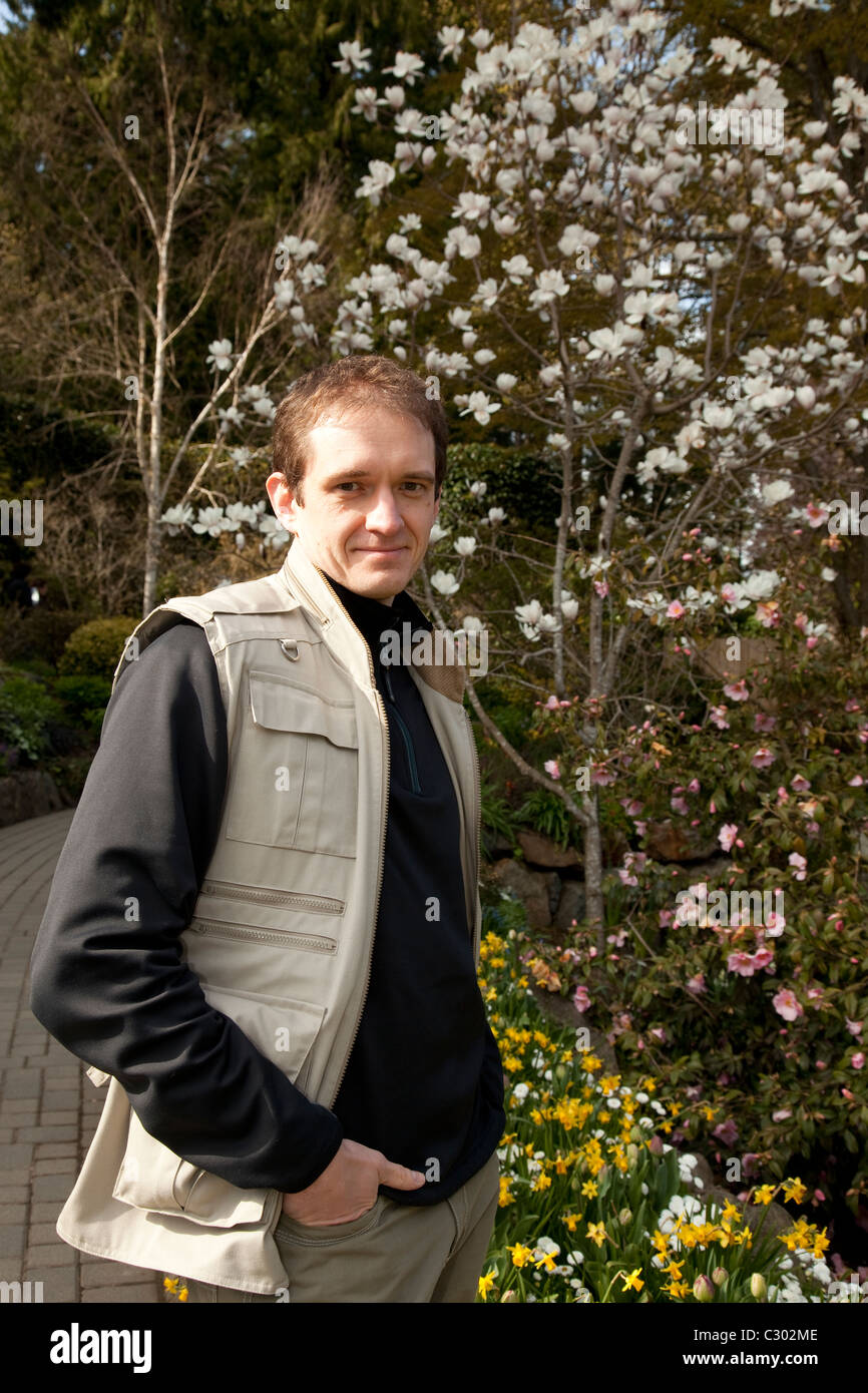 Portrait of a young man. Victoria, BC, Canada Stock Photo - Alamy