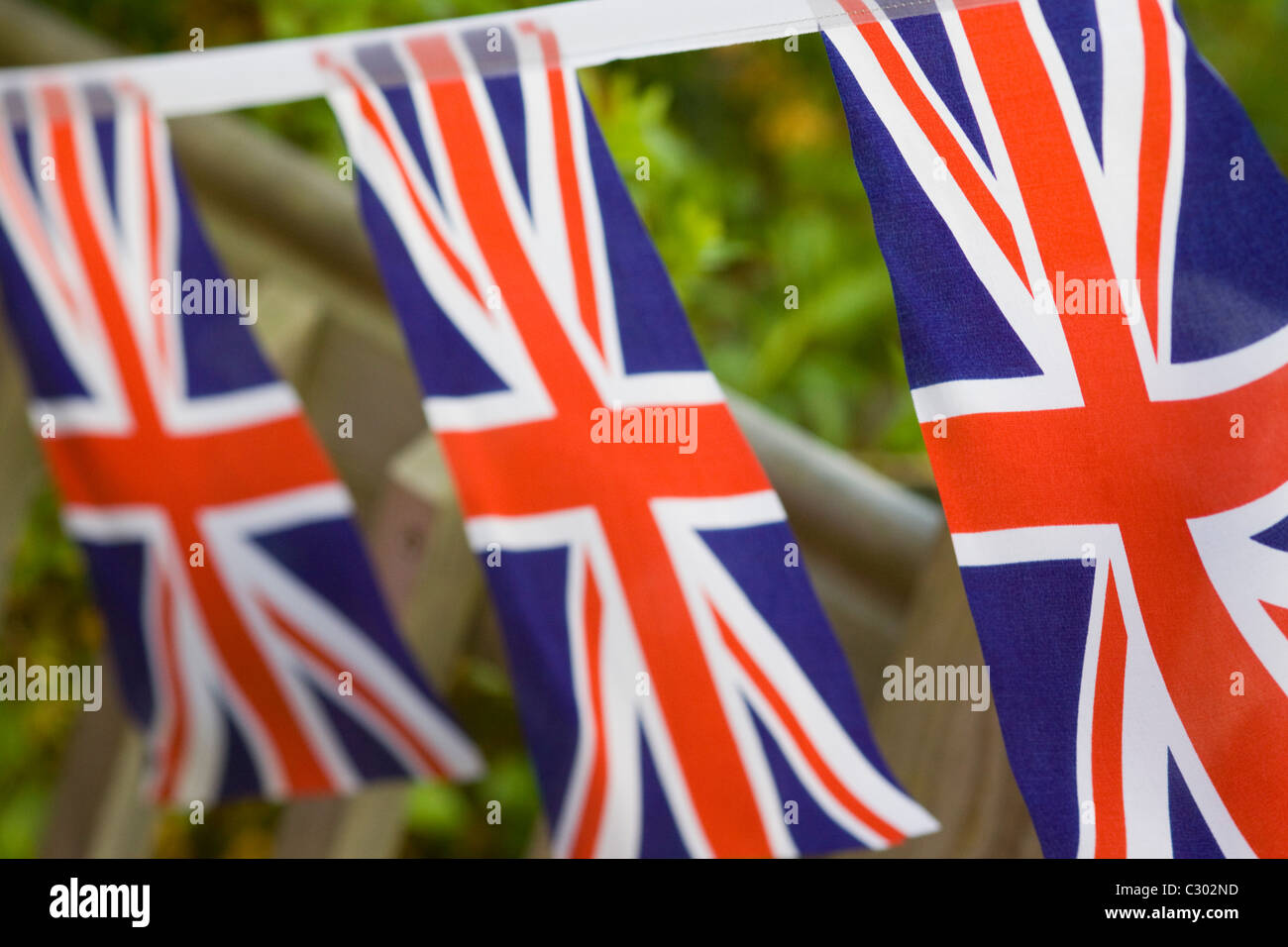 Union Jack Bunting Abstract Stock Photo - Alamy