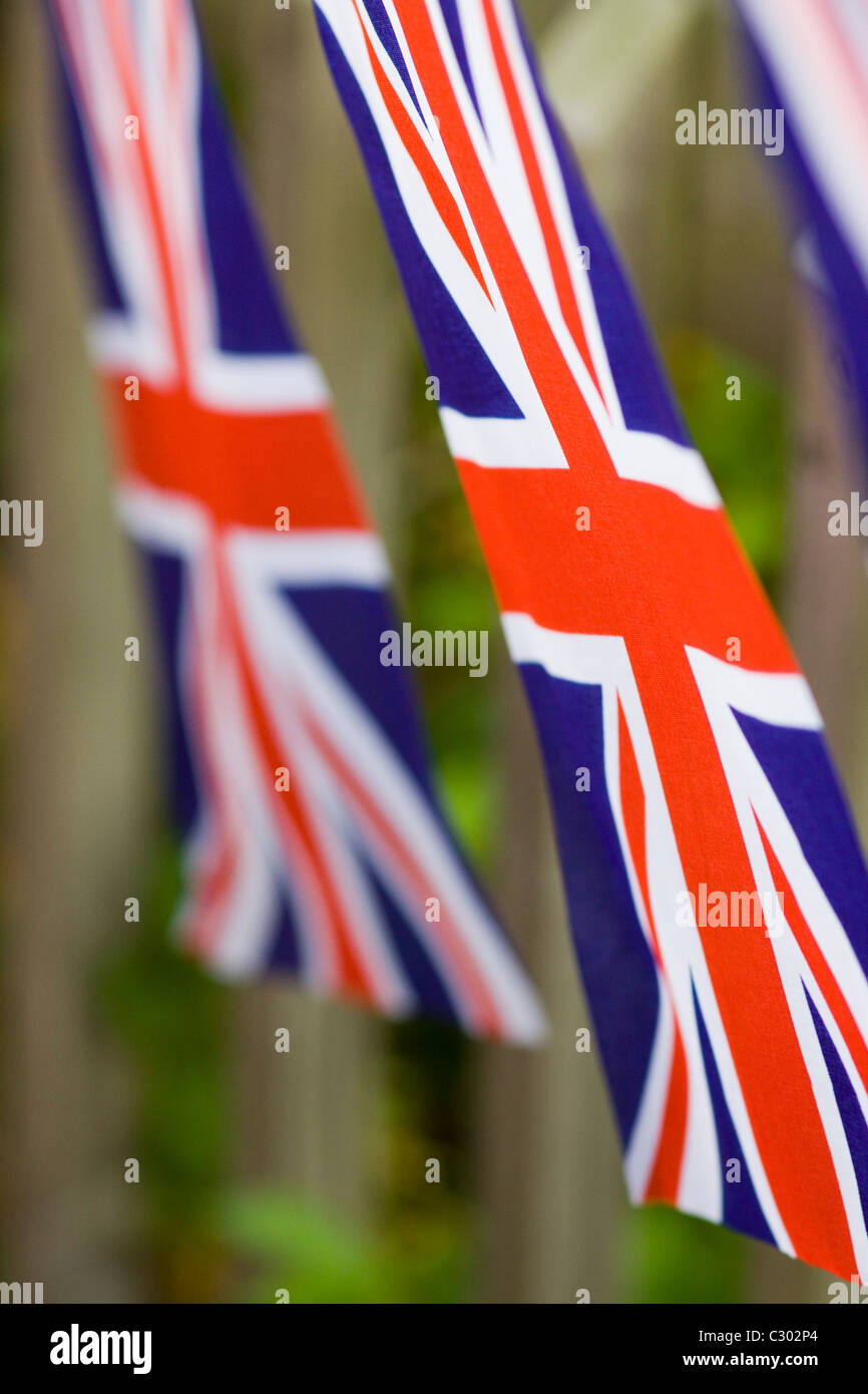 Union Jack Bunting Abstract Stock Photo - Alamy
